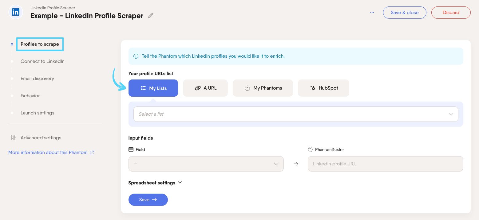 How to use the LinkedIn Profile Scraper – PhantomBuster