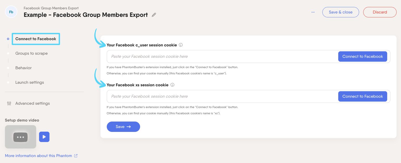 How to use the Facebook Group Members Export – PhantomBuster