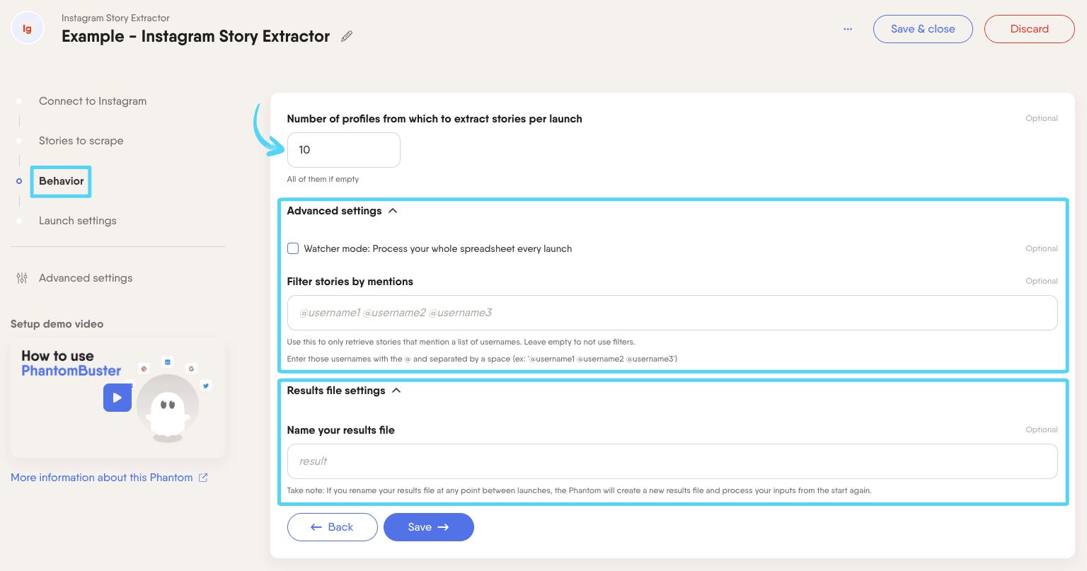 How to Use the Instagram Story Extractor – PhantomBuster