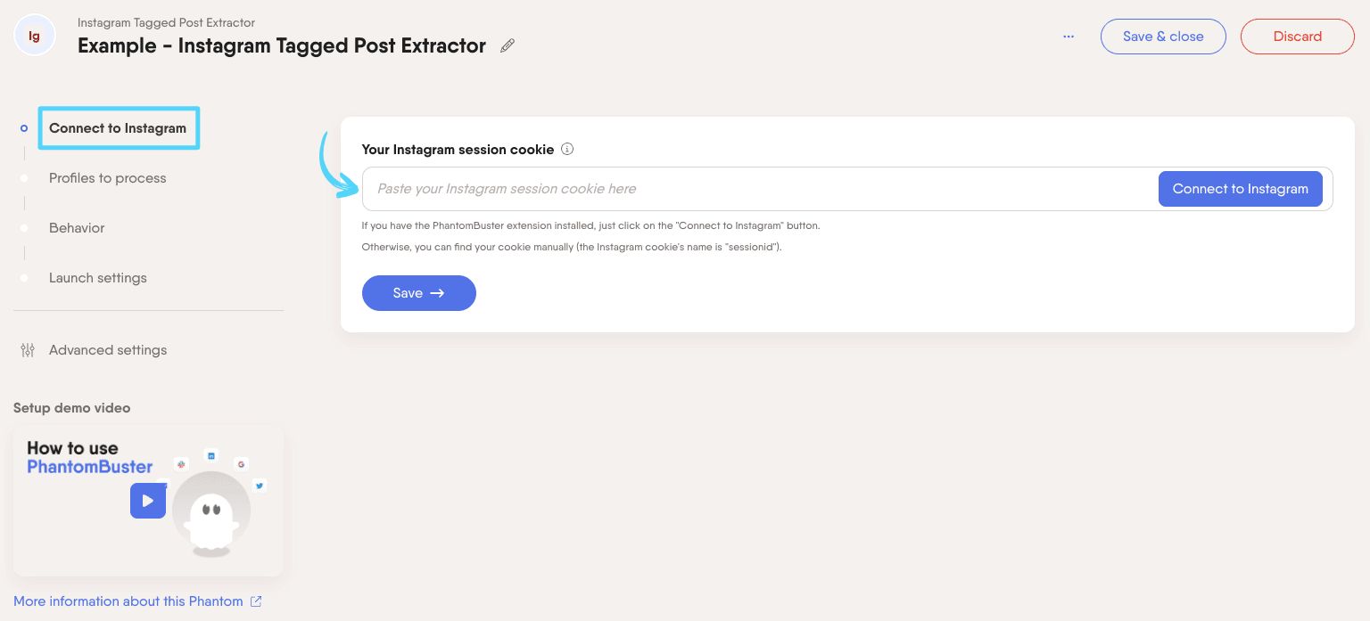 How to Use the Instagram Tagged Post Extractor – PhantomBuster
